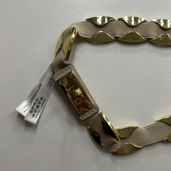 bebe | Accessories | Bebe Nude And Gold Belt | Poshmark